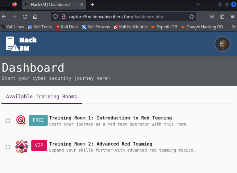 TryHackMe | TryHack3M: Subscribe | Write-Up – Michael Weber's Blog